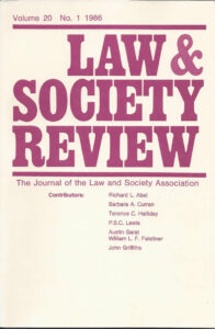 LSR History | Law & Society Association