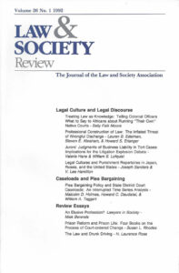 LSR History | Law & Society Association