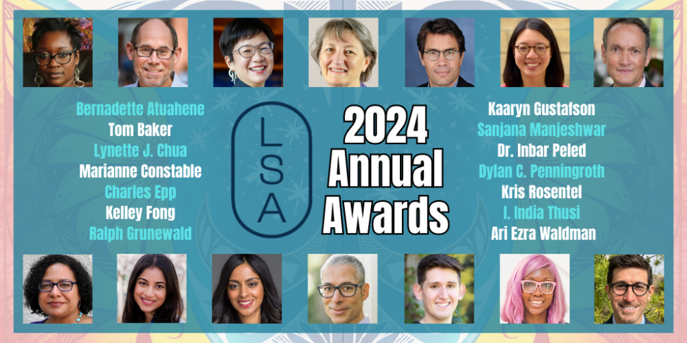 LSA Announces 2024 Annual Award Winners - Law and Society Association